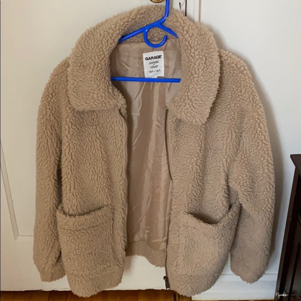 Oversized Teddy Coat From Garage - Gem